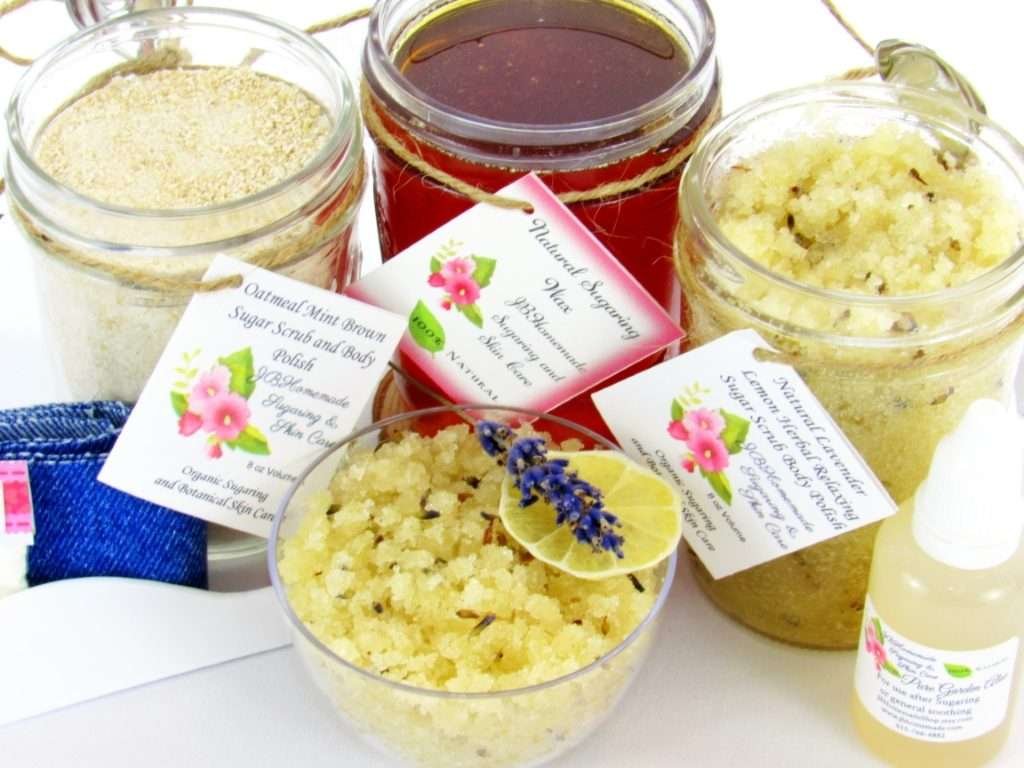 Lavender Lemon Complete Sugaring Wax & Scrub Bundle - 8 oz | JBHomemade