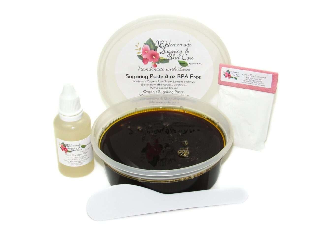 Sugaring Paste Hair Removal Thicker Hair, Natural Sugaring 8 oz Tub ...